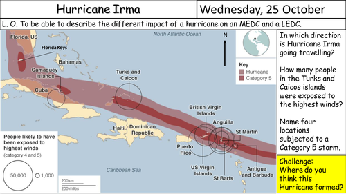AQA (New Spec) Tropical storms | Teaching Resources