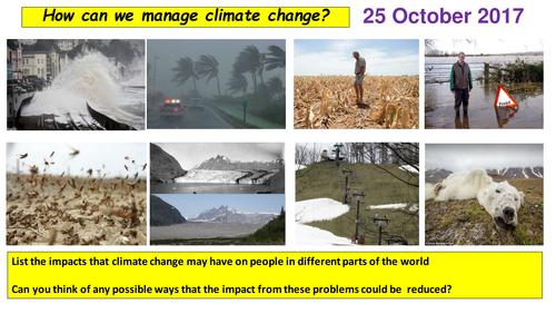AQA (New spec) Climate change | Teaching Resources
