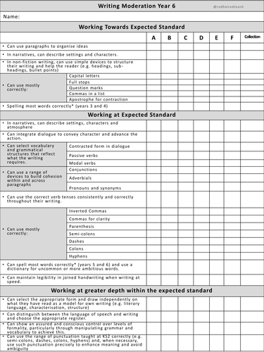 Revised KS2 Writing Moderation Document Year 6 - 2017/2018 | Teaching ... Revised KS2 Writing Moderation Document Year 6 - 2017/2018 | Teaching ...