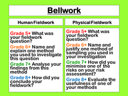 Geography GCSE AQA Fieldwork Paper 3 Revision | Teaching Resources