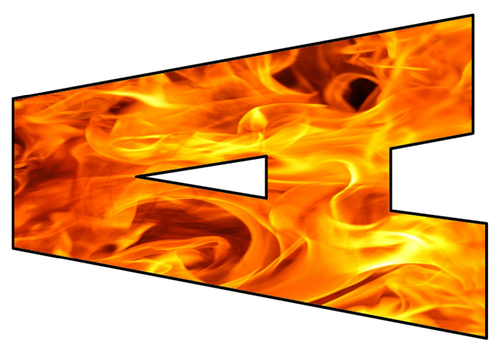 FIRE THEME DISPLAY LETTERING TEACHING RESOURCES LETTER BONFIRE NIGHT ...