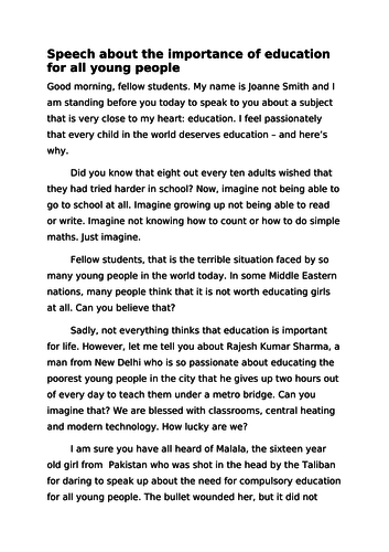 Speech Writing for GCSE | Teaching Resources