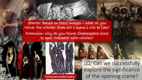 Act 1 Scene 1 Macbeth GCSE English Literature 9-1 | Teaching Resources