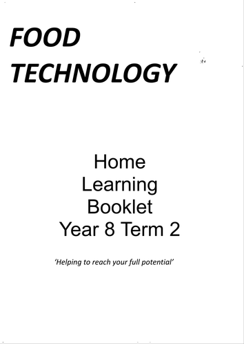 Year 8 Termly Homework booklets | Teaching Resources