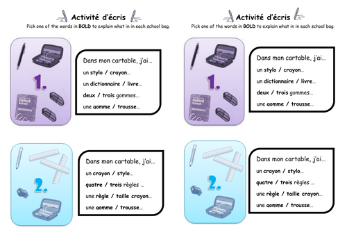 Year 7 Term 1 French | Teaching Resources