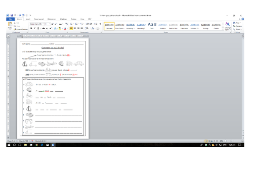 FRENCH - How do you get to school? - Comment vas-tu à l'école ...