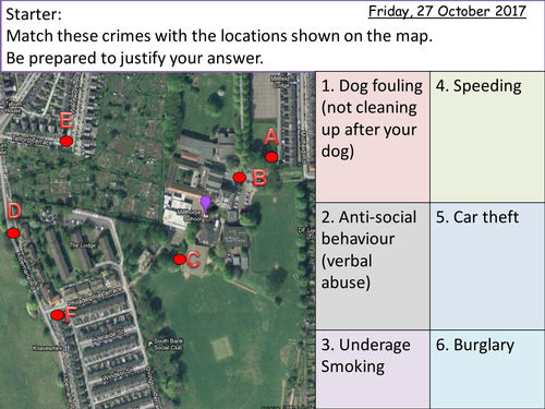 KS3 The Geography of Crime | Teaching Resources