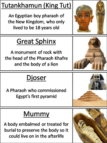 Ancient Egypt Word Wall Cards | Teaching Resources