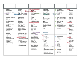 Cohesive Devices Chart | Teaching Resources
