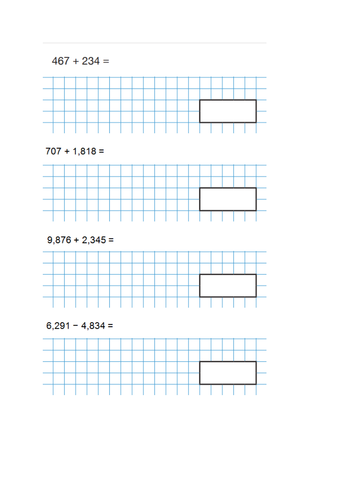 Year 4 assessment for addition, subtraction and place value | Teaching ...