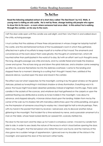 Gothic Fiction: Year 7 Scheme of Work | Teaching Resources