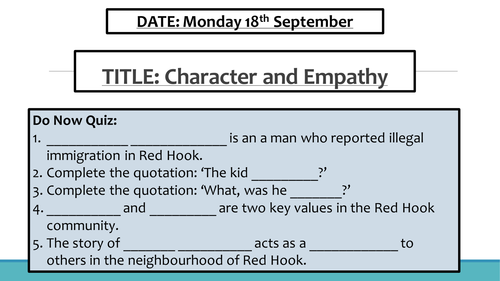 A View From the Bridge Complete Scheme - 14 lessons | Teaching Resources