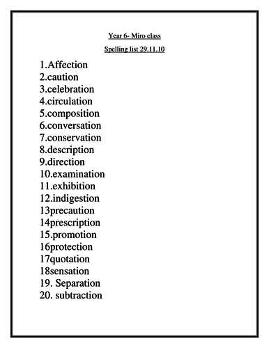 Year 5/6 spelling bundle with differentiation, plus every week of ...