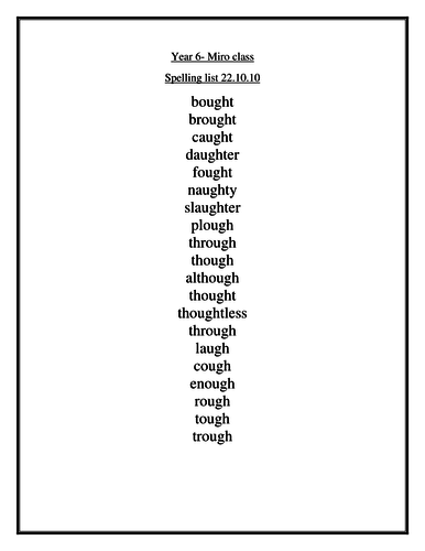 Year 5/6 spelling bundle with differentiation, plus every week of ...