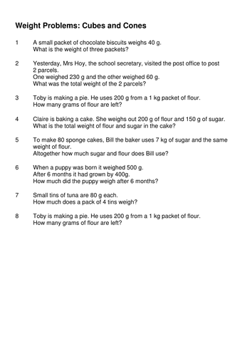 A selection of 50+ documents worded problems ideal for KS2 SATs ...