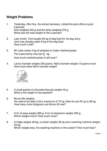 A selection of 50+ documents worded problems ideal for KS2 SATs ...