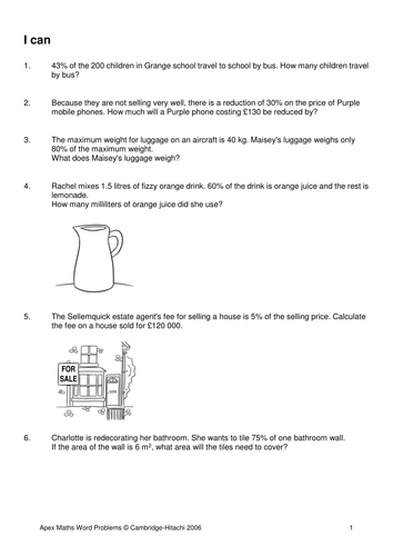 A selection of 50+ documents worded problems ideal for KS2 SATs ...