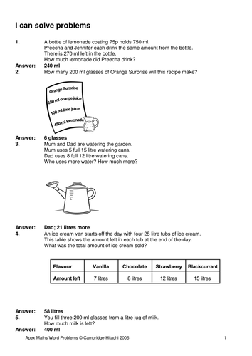 A selection of 50+ documents worded problems ideal for KS2 SATs ...