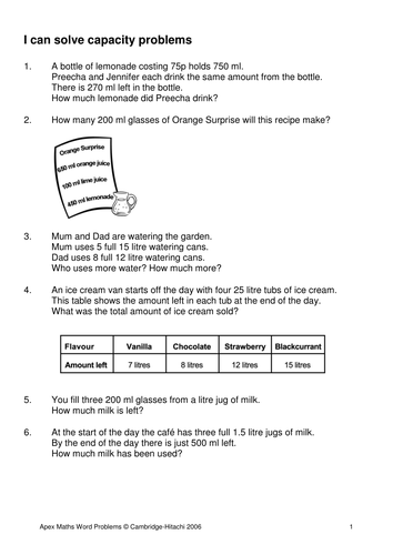 A selection of 50+ documents worded problems ideal for KS2 SATs ...