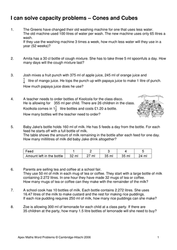 A selection of 50+ documents worded problems ideal for KS2 SATs ...
