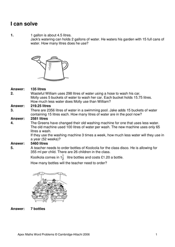 A selection of 50+ documents worded problems ideal for KS2 SATs ...