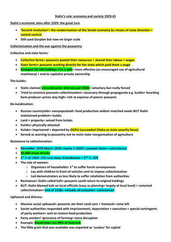 Russia Revision | Teaching Resources