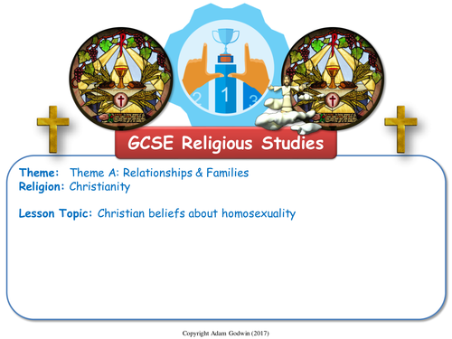 Christian Views About Homosexuality [gcse Rs Relationships And Families