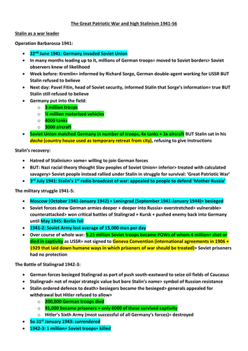 Russia Revision | Teaching Resources