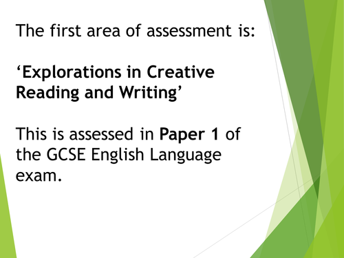 AQA Language Paper 1 Q1 to 4 | Teaching Resources