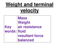 AQA GCSE Physics Force and Motion (spec points: 4.5.1.3-4, 4.5.2-3 & 4. ...