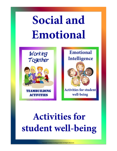 Social and Emotional Activities for Student Well- Being | Teaching ...