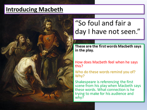 Introducing Macbeth and Banquo | Teaching Resources