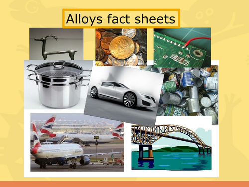 Alloys fact sheets Brass, Stainless steel, solder and pewter | Teaching ...