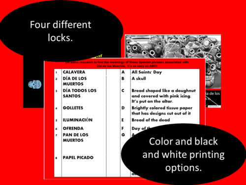 Digital/Print ESCAPE ROOM/ Dia de los Muertos Informational Text and ...