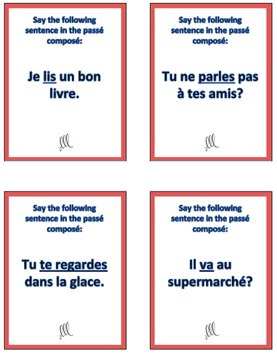 GCSE FRENCH: Être ou Avoir - Passé Composé Board Game | Teaching Resources