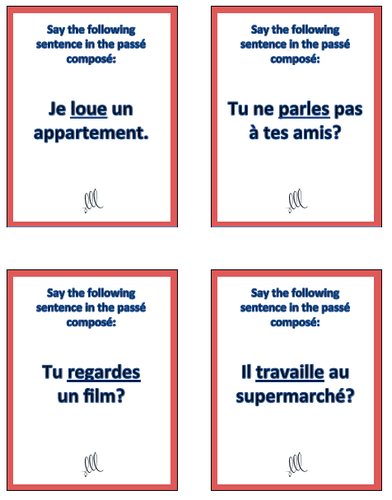 GCSE FRENCH: Être ou Avoir - Passé Composé Board Game | Teaching Resources
