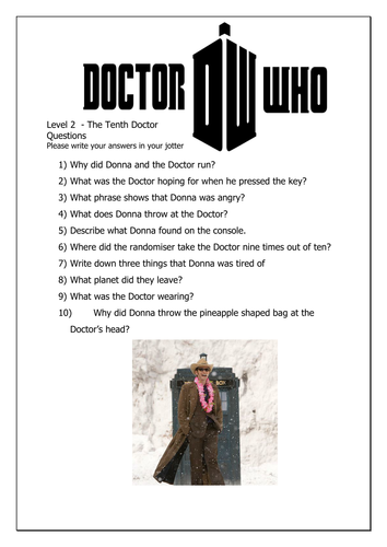 Doctor Who Reading Passage and Questions | Teaching Resources