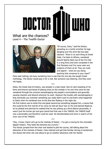 Doctor Who Reading Passage and Questions | Teaching Resources