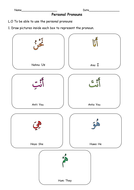 Arabic Pronouns | Teaching Resources