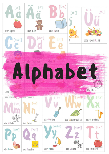 German Alphabet | Teaching Resources