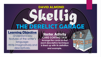 Skellig - The Derelict Garage! | Teaching Resources