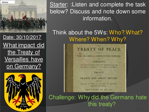 Weimar Germany/Hitler's rise to power GSCE (Scheme of work) | Teaching ...
