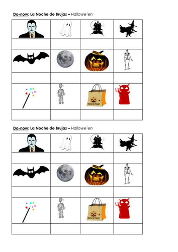 KS3/4 Spanish - Halloween in Spain / Noche de las Brujas (CLIL & SMSC ...