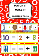 Match It Make - Numbers to 20 | Teaching Resources