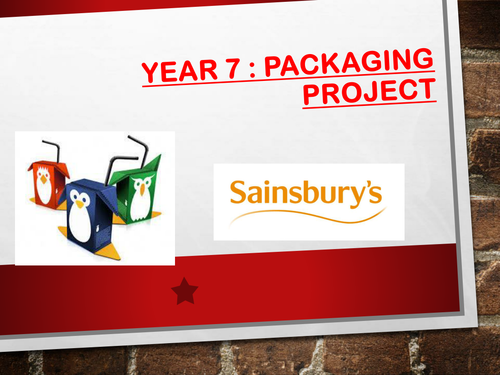 Year 7 Design Packaging Project | Teaching Resources