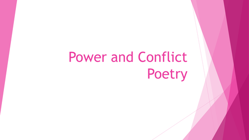 AQA Power and Conflict Poetry - answering the questions | Teaching ...