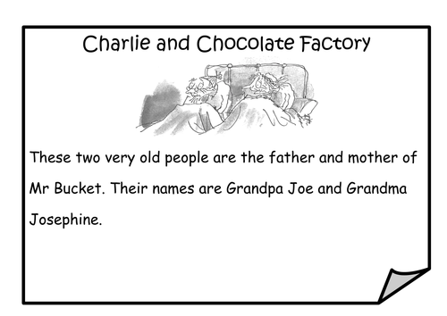 Charlie and the Chocolate Factory - Roald Dahl Worksheets | Teaching ...