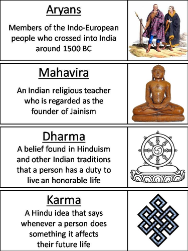 Ancient India Word Wall Cards | Teaching Resources