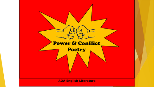 AQA Power and Conflict Poetry - Extract from The Prelude | Teaching ...
