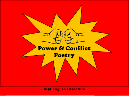 AQA Power and Conflict Poetry - War Photographer | Teaching Resources